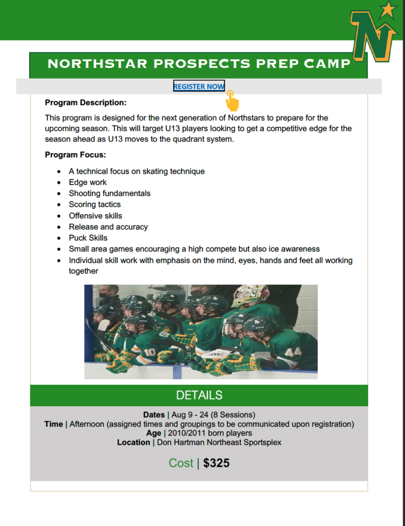 Summer Programs – Calgary Northstars Hockey Association